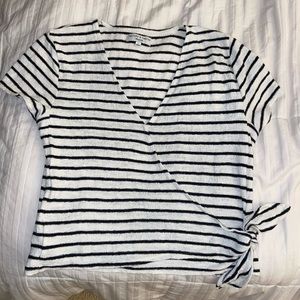 Madewell | Tops | Texture And Thread Faux Wrap Shirt | Poshmark